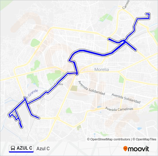 Ruta AZUL C: horarios, paradas y mapas - Azul C (Actualizado)