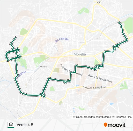 Ruta VERDE 4B: horarios, paradas y mapas - Verde 4-B (Actualizado)