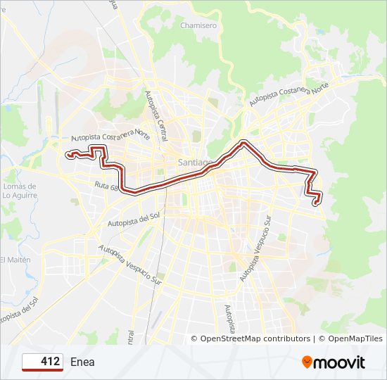 Ruta 412: horarios, paradas y mapas - Enea (Actualizado)