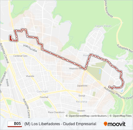 Ruta b05: horarios, paradas y mapas - Barrio San Ignacio (Actualizado)