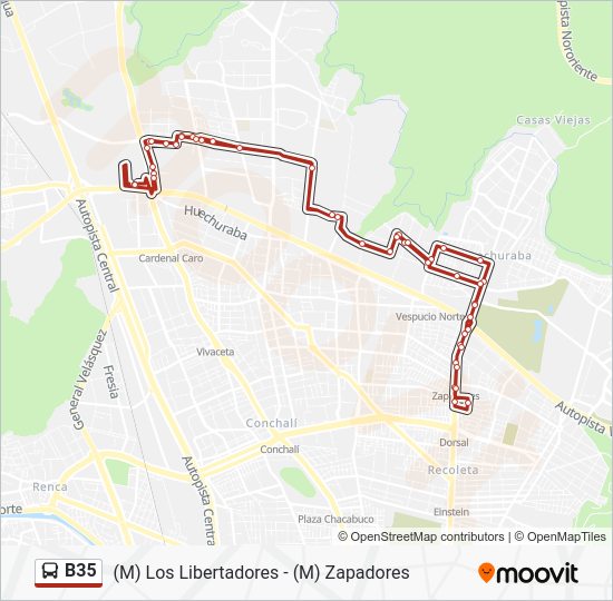 Ruta b35: horarios, paradas y mapas - (M) Zapadores (Actualizado)