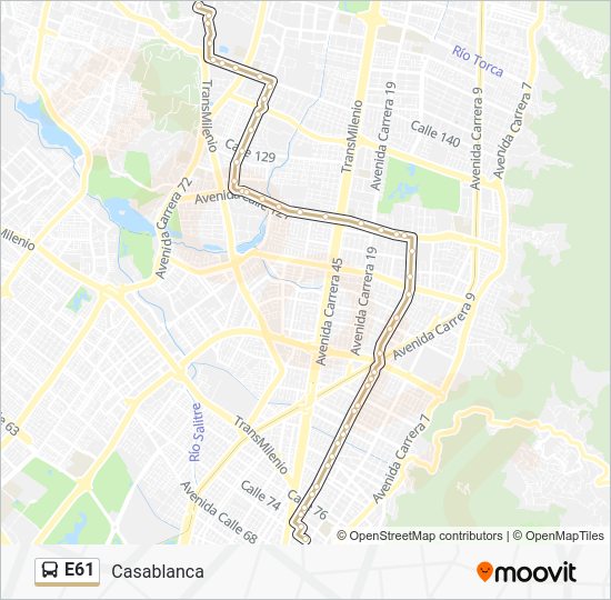 E61 Route: Schedules, Stops & Maps - Casablanca (Updated)
