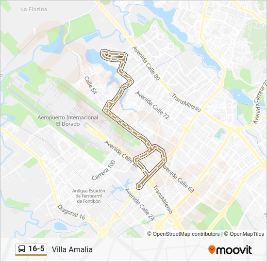 Ruta 165: horarios, paradas y mapas - Villa Amalia (Actualizado)