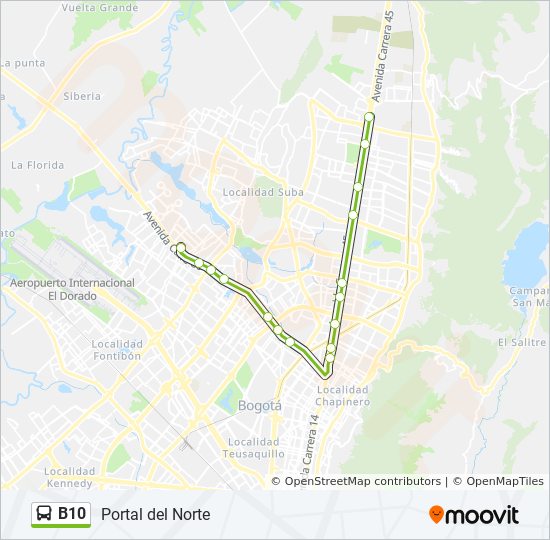 Ruta b10: horarios, paradas y mapas - Portal Del Norte (Actualizado)