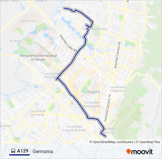 a129 Route: Schedules, Stops & Maps - Germania (Updated)