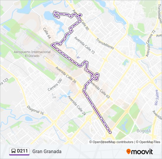 d211 Route: Schedules, Stops & Maps - Gran Granada (Updated)