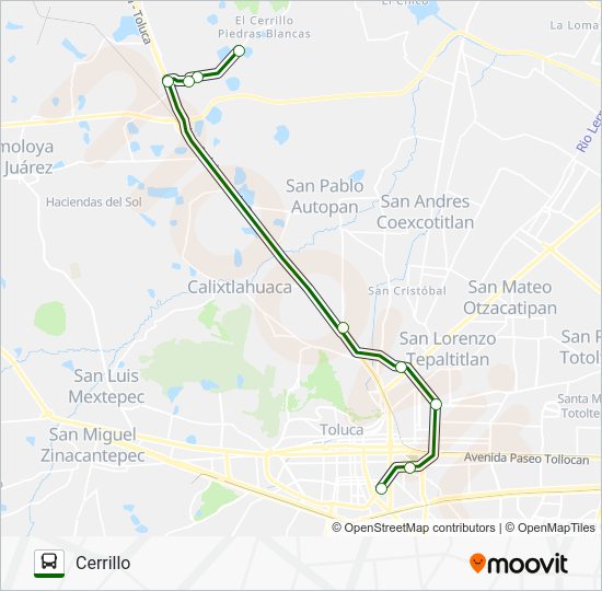 TERMINAL CERRILLO Route: Schedules, Stops & Maps - Cerrillo (Updated)