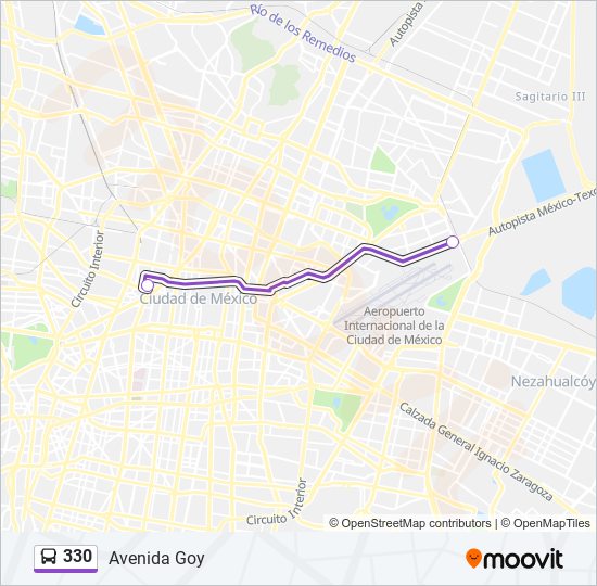Ruta 330: horarios, paradas y mapas - Avenida Goy (Actualizado)