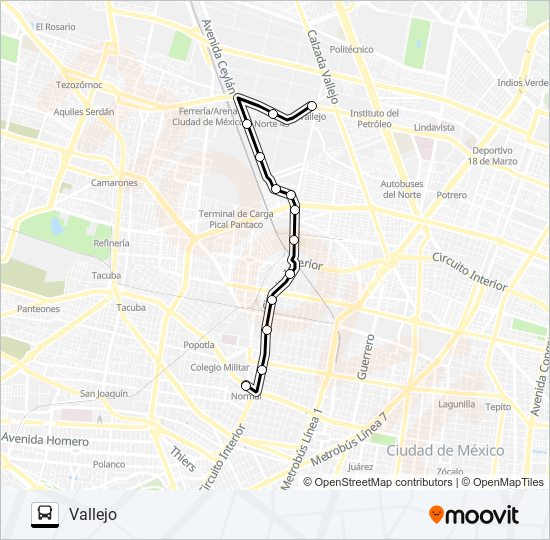 ruta 106 Route: Schedules, Stops & Maps - Vallejo (Updated)