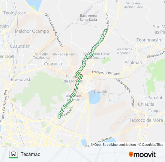 Ruta tecámac col tezontla: horarios, paradas y mapas - Tecámac ...