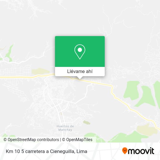 ¿Cómo llegar a Km 10 5 carretera a Cieneguilla en autobús?