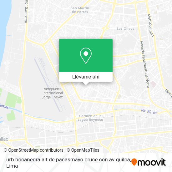 ¿Cómo llegar a urb bocanegra alt de pacasmayo cruce con av quilca en ...