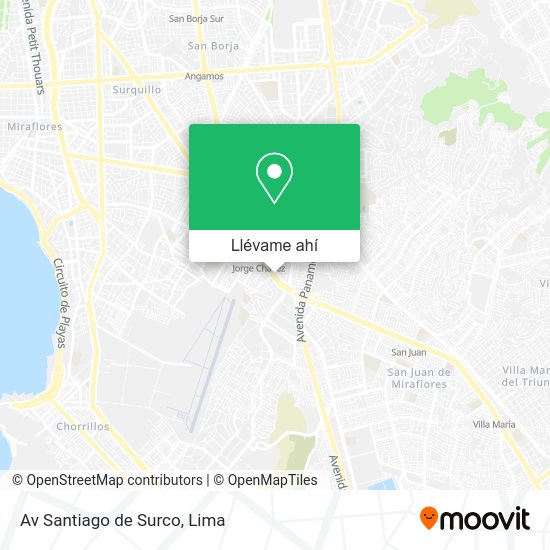 ¿Cómo llegar a Av Santiago de Surco en Santiago D en autobús o metro?