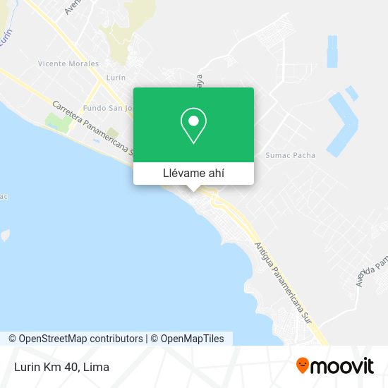 ¿Cómo llegar a Lurin Km 40 en autobús?