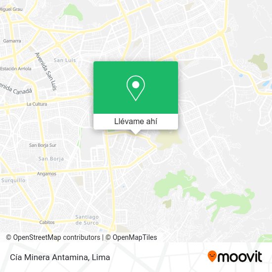 ¿Cómo llegar a Cía Minera Antamina en Santiago D en autobús?