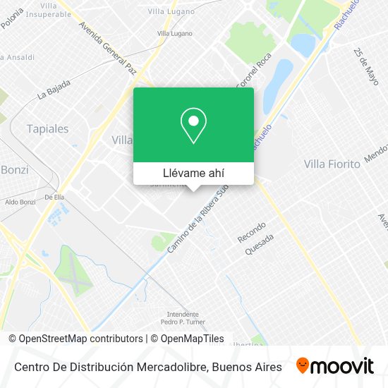 ¿Cómo llegar a Centro De Distribución Mercadolibre en La Matanza en ...