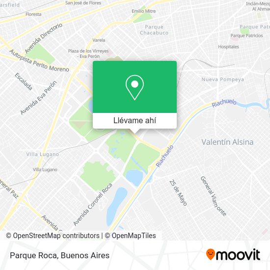 ¿Cómo llegar a Parque Roca en Distrito Federal en Colectivo, Subte o tren?