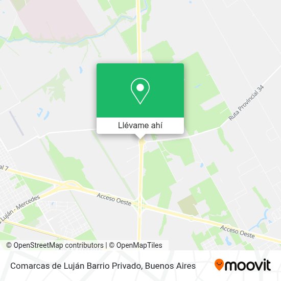 ¿Cómo llegar a Comarcas de Luján Barrio Privado en Colectivo?