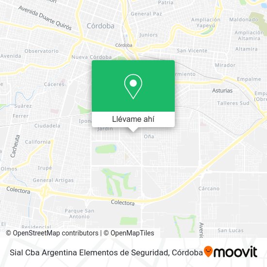 ¿Cómo llegar a Sial Cba Argentina Elementos de Seguridad en Capital en ...