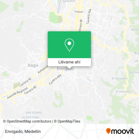 ¿Cómo llegar a Envigado en autobús o metro?