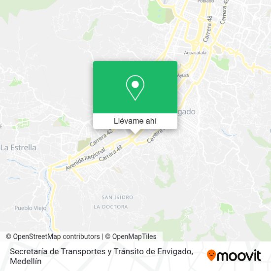 ¿Cómo llegar a Secretaría de Transportes y Tránsito de Envigado en ...