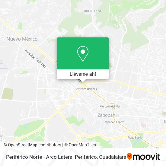 ¿Cómo llegar a Periférico Norte - Arco Lateral Periférico en Zapopan en ...