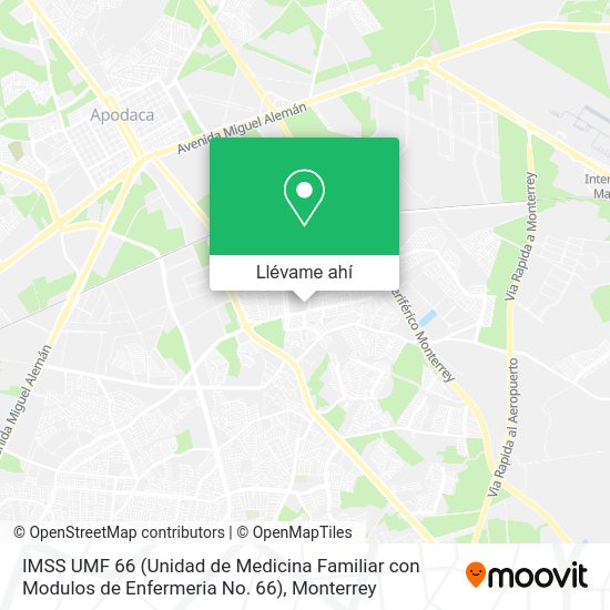 ¿Cómo llegar a IMSS UMF 66 (Unidad de Medicina Familiar con Modulos de ...