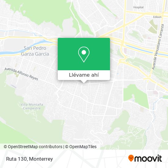 ¿Cómo llegar a Ruta 130 en Nuevo León en Autobús?