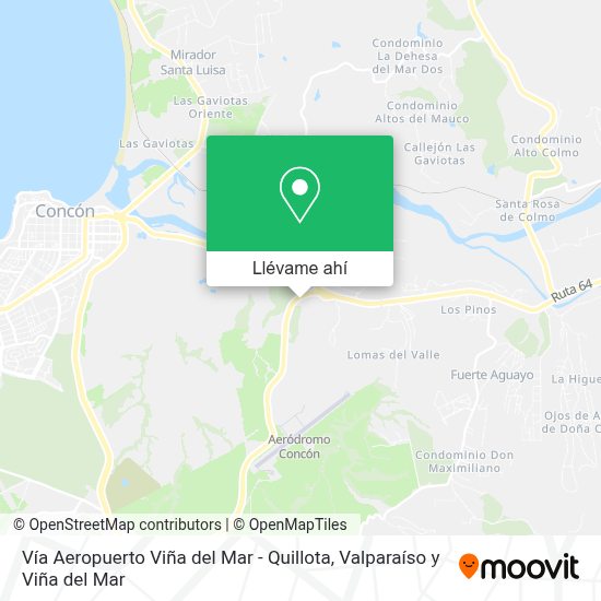 ¿Cómo llegar a Vía Aeropuerto Viña del Mar - Quillota en Provincia De ...