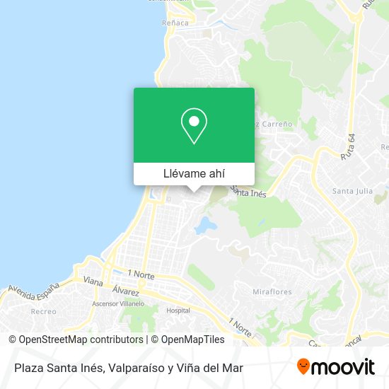 ¿Cómo llegar a Plaza Santa Inés en Provincia De Valparaíso en autobús o ...