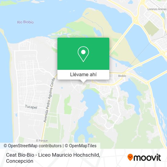 ¿Cómo llegar a Ceat Bío-Bío - Liceo Mauricio Hochschild en Coronel en ...