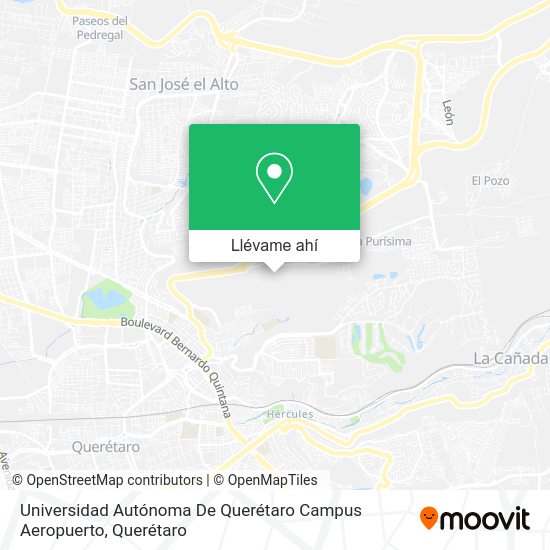 ¿Cómo llegar a Universidad Autónoma De Querétaro Campus Aeropuerto en ...
