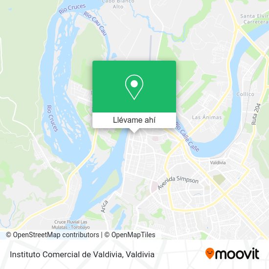¿Cómo llegar a Instituto Comercial de Valdivia en autobús?