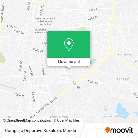 ¿Cómo llegar a Complejo Deportivo Kukulcán en Mérida en Autobús?