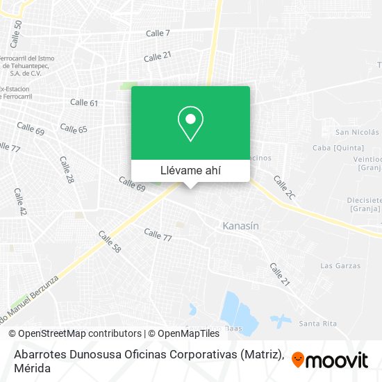 ¿Cómo llegar a Abarrotes Dunosusa Oficinas Corporativas (Matriz) en ...