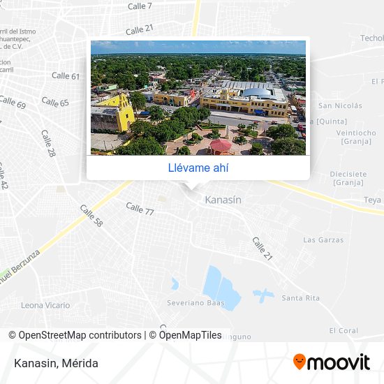 ¿Cómo llegar a Kanasin en Kanasín en autobús?