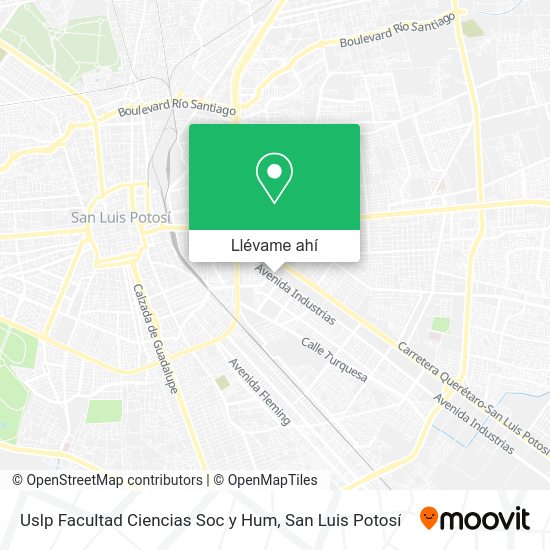 ¿Cómo llegar a Uslp Facultad Ciencias Soc y Hum en San Luis Potosí en ...