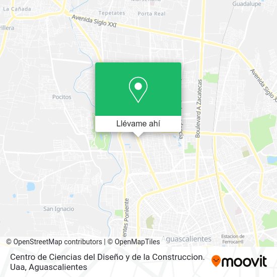 ¿Cómo llegar a Centro de Ciencias del Diseño y de la Construccion. Uaa ...