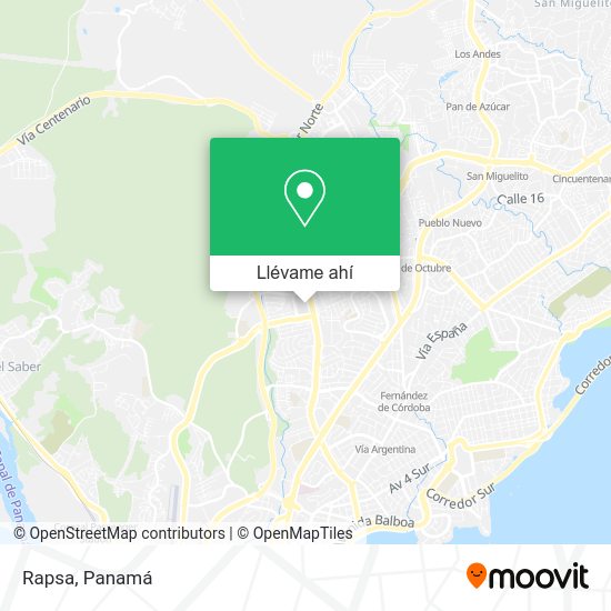 ¿Cómo llegar a Rapsa en Betania en autobús o metro?