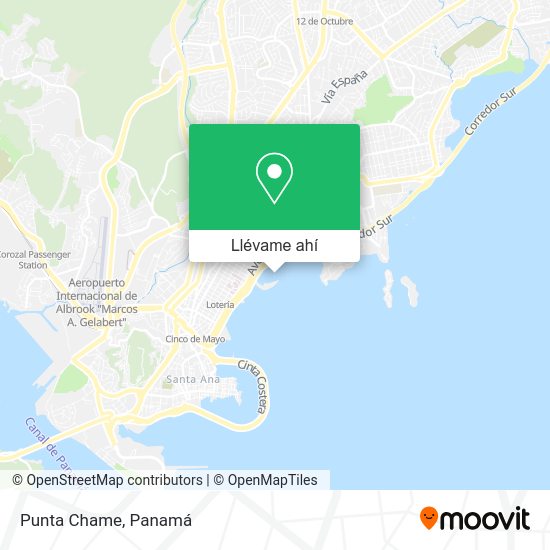 ¿Cómo llegar a Punta Chame en Panamá en autobús o metro?