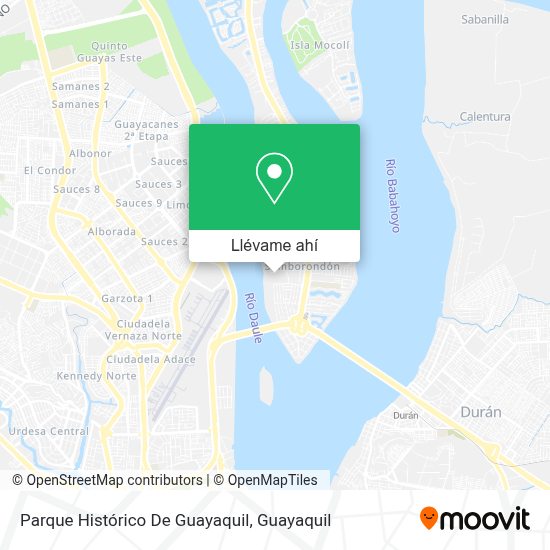 ¿Cómo llegar a Parque Histórico De Guayaquil en Samborondon en autobús?