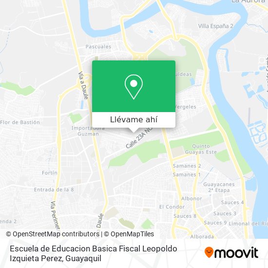 ¿Cómo llegar a Escuela de Educacion Basica Fiscal Leopoldo Izquieta ... ¿Cómo llegar a Escuela de Educacion Basica Fiscal Leopoldo Izquieta ...