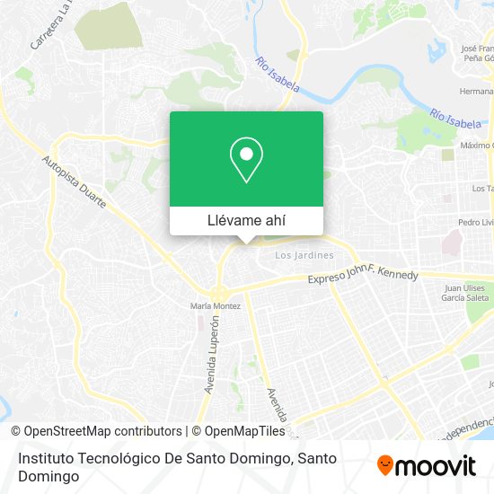 ¿Cómo llegar a Instituto Tecnológico De Santo Domingo en Distrito ...