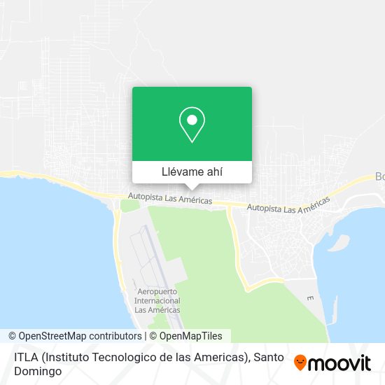 ¿Cómo llegar a ITLA (Instituto Tecnologico de las Americas) en Santo ...