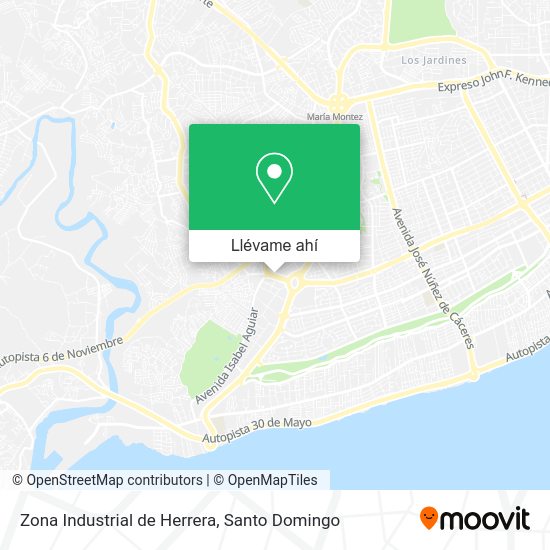 ¿Cómo llegar a Zona Industrial de Herrera en Santo Domingo en autobús o ...