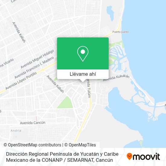 ¿Cómo llegar a Dirección Regional Península de Yucatán y Caribe ...