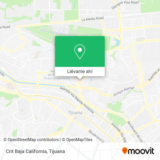 ¿Cómo llegar a Crit Baja California en Tijuana en autobús?