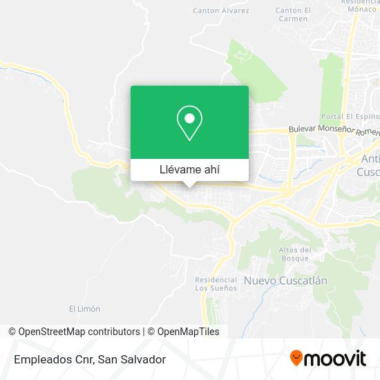 ¿Cómo llegar a Empleados Cnr en Nueva San Salvador en autobús?