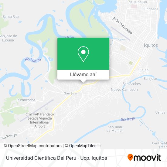 ¿Cómo llegar a Universidad Científica Del Perú - Ucp en Iquitos en Autobús?