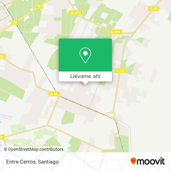 ¿Cómo llegar a Entre Cerros en Talagante en Micro o Tren ligero?